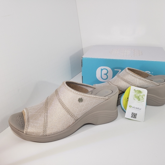 Bzees | Shoes | Brand New Nude Comfort Machine Washable Sandals | Poshmark